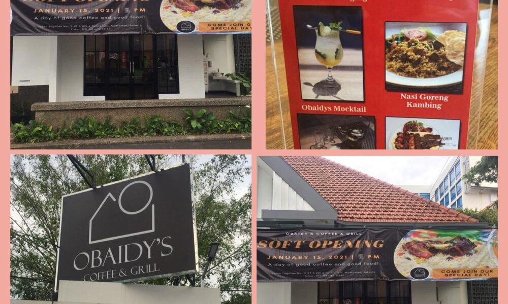 OBAIDY’S Coffee & Grill Kini Hadir di Jakarta Timur – Karya Post